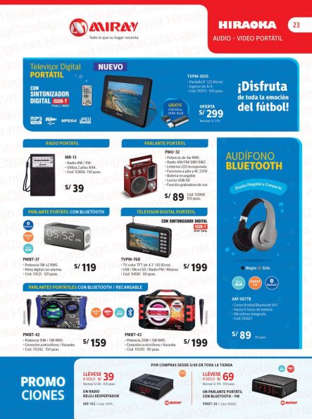 Hiraoka catálogo online 2019 - Catálogo actualizado del mes