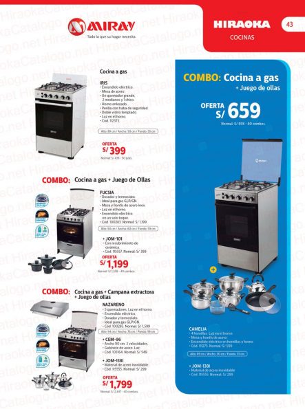 Hiraoka catálogo online 2019 - Catálogo actualizado del mes