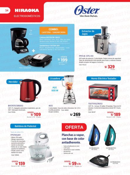 Hiraoka catálogo online 2019 - Catálogo actualizado del mes