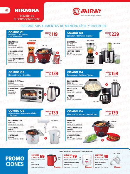 Hiraoka catálogo online 2019 - Catálogo actualizado del mes