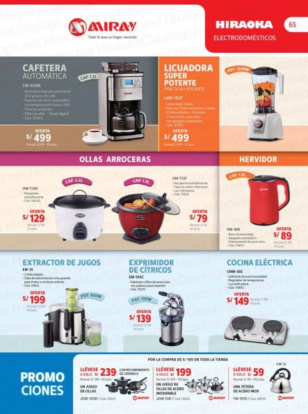 Hiraoka catálogo online 2019 - Catálogo actualizado del mes