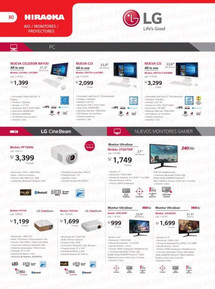 Hiraoka catálogo online 2019 - Catálogo actualizado del mes